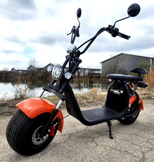 GSI - 2000W Double Seat 60V Electric Scooter Moped 12AH Long Range Lit ...
