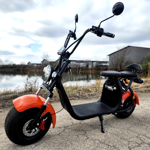 GSI - 2000W Double Seat 60V Electric Scooter Moped 12AH Long Range Lit ...