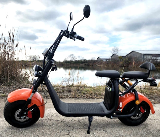 GSI - 2000W Double Seat 60V Electric Scooter Moped 12AH Long Range Lit ...