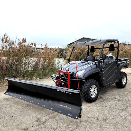 650cc Mammoth Comrade 4x4 UTV With Tuff Lift 84" Sidekick Snow Plow Hy ...