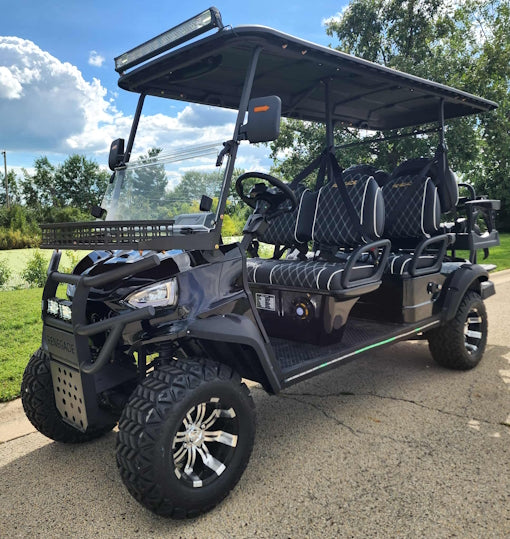 GSI - 6 Seater Limo Renegade V3 Electric Golf Cart Family Fun 72v 4000 ...