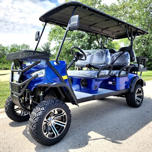 48V Electric Golf Cart 6 Seater Lifted Renegade+ Edition Utility Golf ...