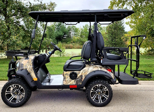 48V Camo Hunters Edition Renegade Plus 2.0 Electric Lifted Golf Cart ...