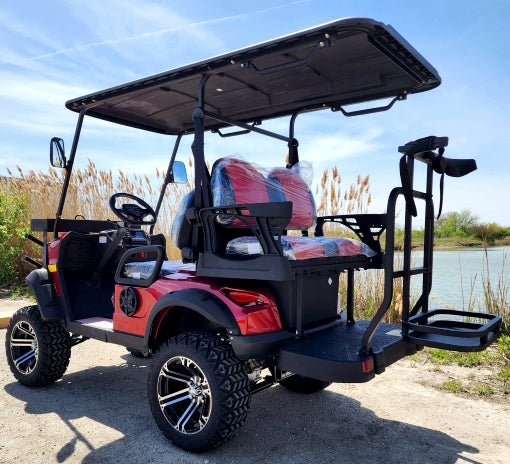 New 48V Electric Golf Cart 4 Seater Lifted Renegade+ Edition Utility G ...