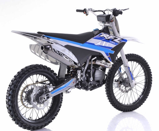 250cc 4-Stroke Dirt Bike with Electric & Kick Start & 21”/18” Off-Road ...