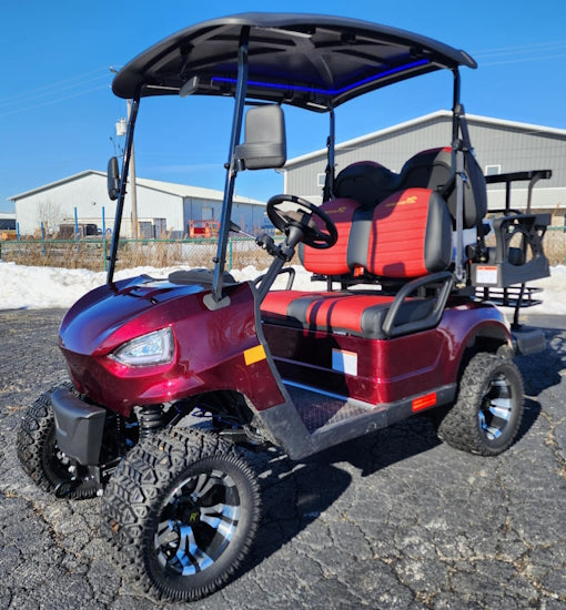 Gas Powered Golf Cart 4 Seater 200cc Renegade Fuel Edition Utility Gol ...