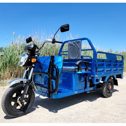 Electric Powered Cargo Truck 1000 Watt Motorized Scooter Moped Truck 3 ...