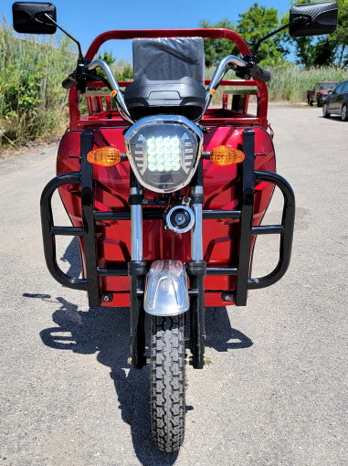 Electric Powered Cargo Truck 1000 Watt Motorized Scooter Moped Truck 3 ...