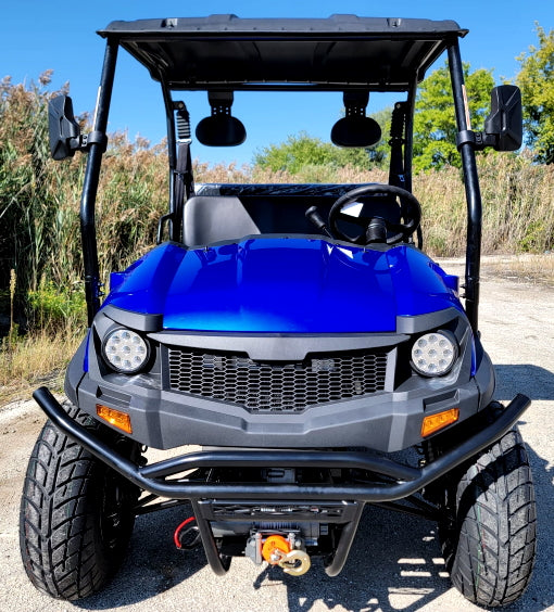 400cc GVX Gas Golf Cart UTV 4x4 With Rear Flip Seat Street Legal Light ...