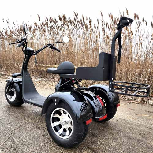 2000W Electric Fat Tire Trike 60V 3 Wheel Scooter Moped Bike w/ Golf R ...