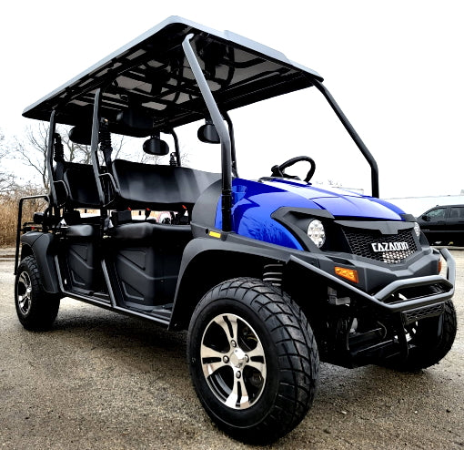 6 Seater Gas Golf Cart GVX Limo EFI Utility Vehicle Six Passenger UTV ...