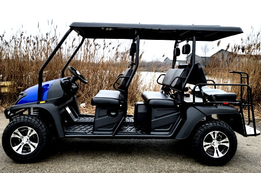 6 Seater Gas Golf Cart GVX Limo EFI Utility Vehicle Six Passenger UTV ...