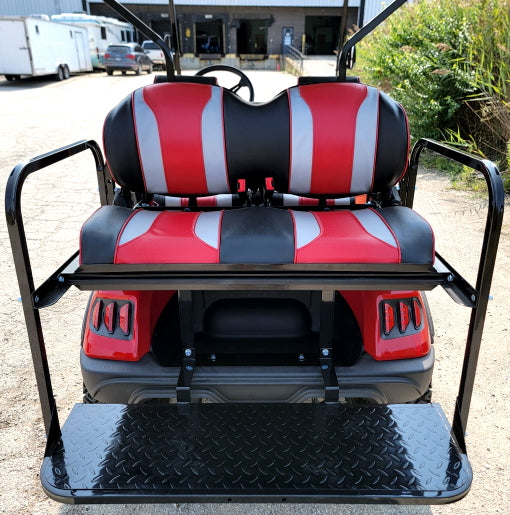 Terminator 48v Electric Golf Cart Four Seater NEW W/PLOW - Massive Rim ...